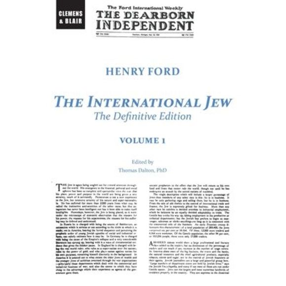 Henry Ford | Other | The International Jew The Definitive Edition ...